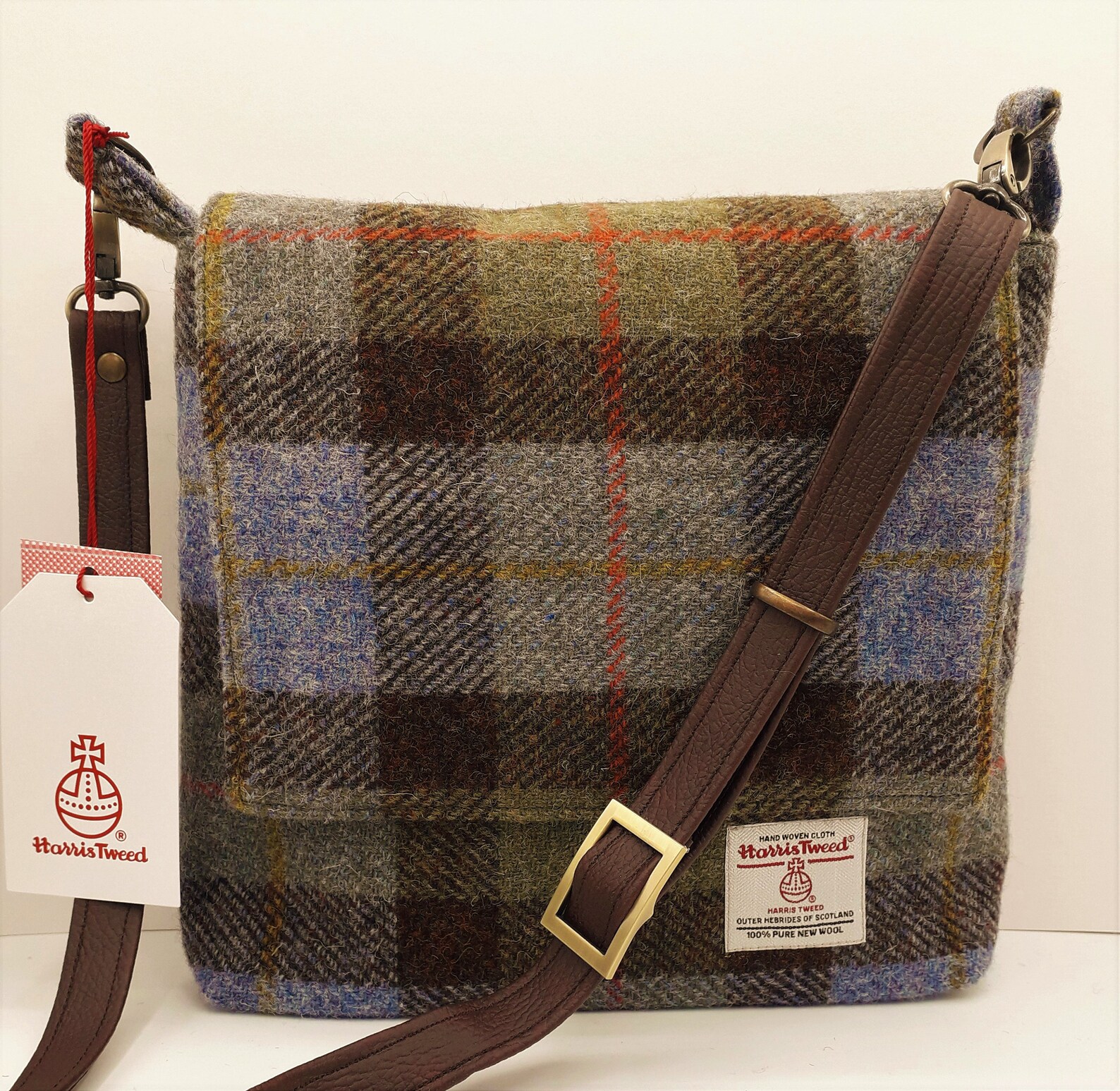 HARRIS TWEED Small Messenger Bag / Shoulder Bag / Mcleod - Etsy