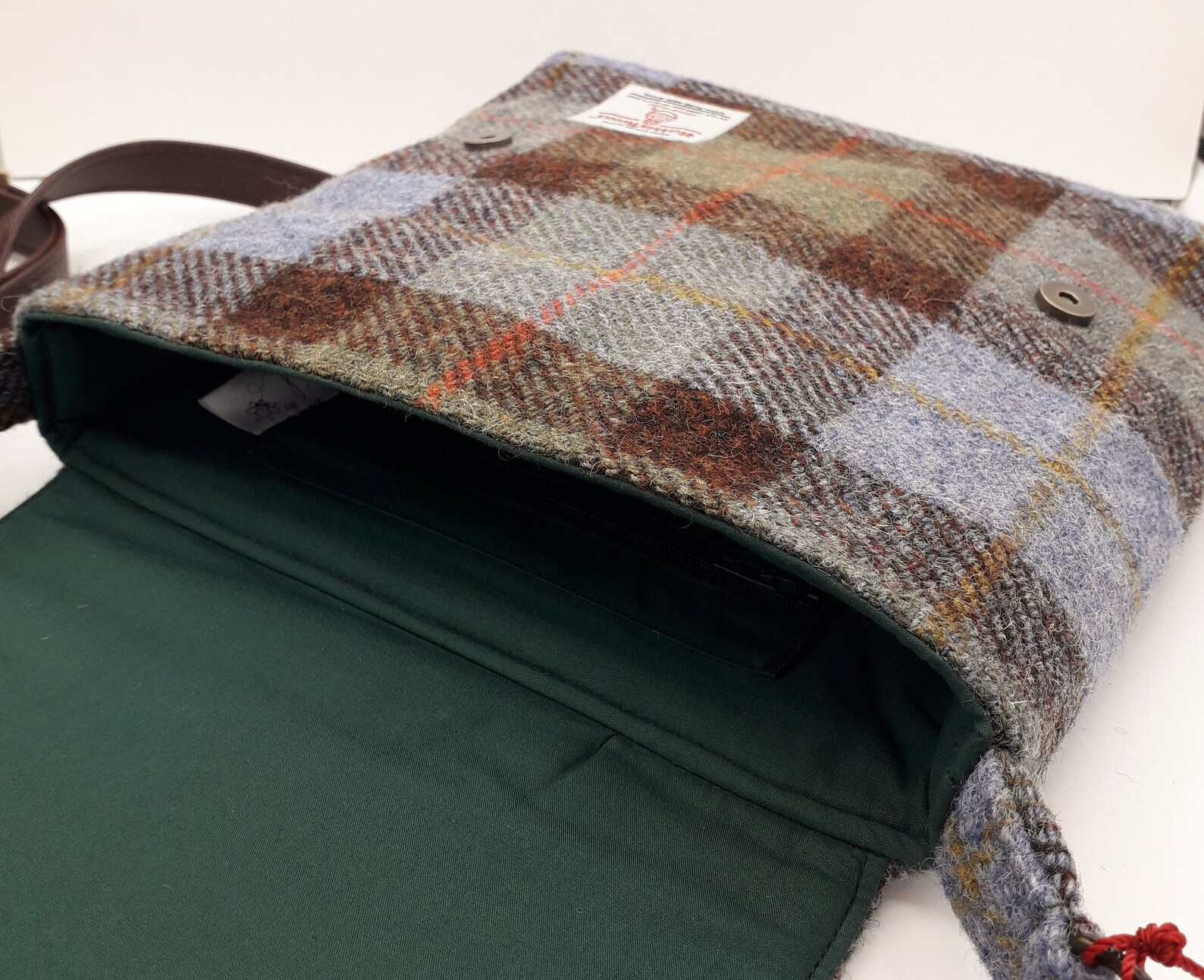HARRIS TWEED Small Messenger Bag / Shoulder Bag / Mcleod - Etsy