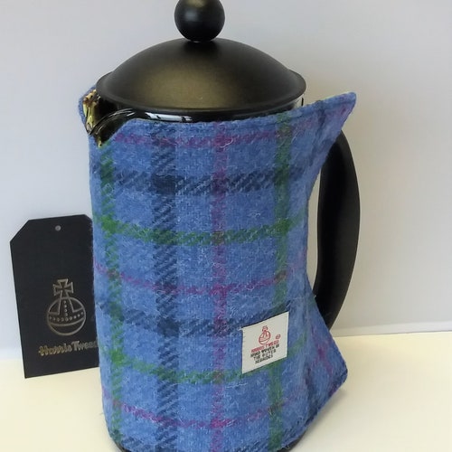 Harris Tweed Large Cafetiere Cosy / Mcleod Tartan / Handmade - Etsy