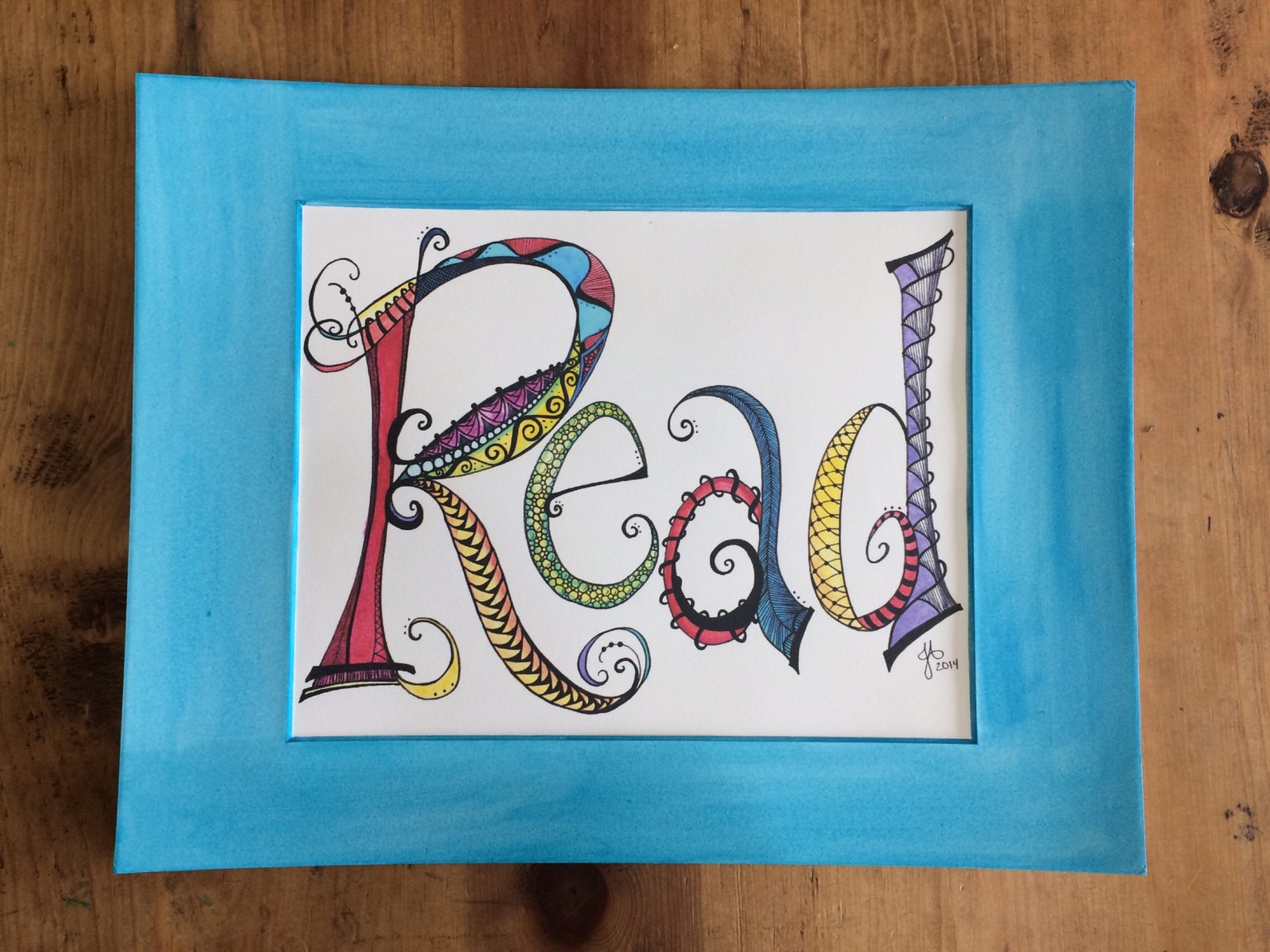 Read Word Art Print Classroom Decor Child's Room Art - Etsy