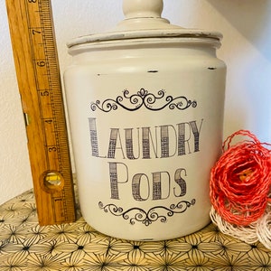 Laundry Pod Jar, Laundry Pod Storage, Laundry Pod Container, Laundry ...