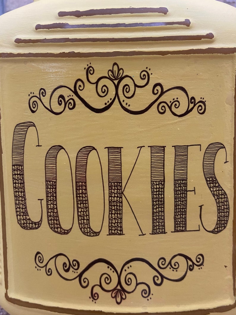 Rustic Cookie Jar, Farmhouse Cookie Jar, Gallon Glass Cookie Jar ...