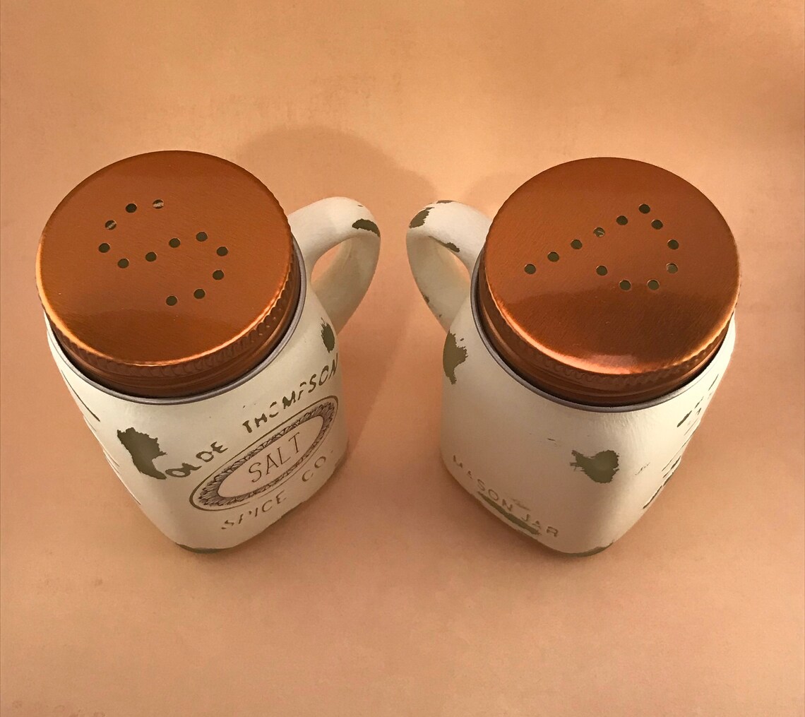 Rustic Salt and Pepper Shakers Salt and Pepper Shakers - Etsy
