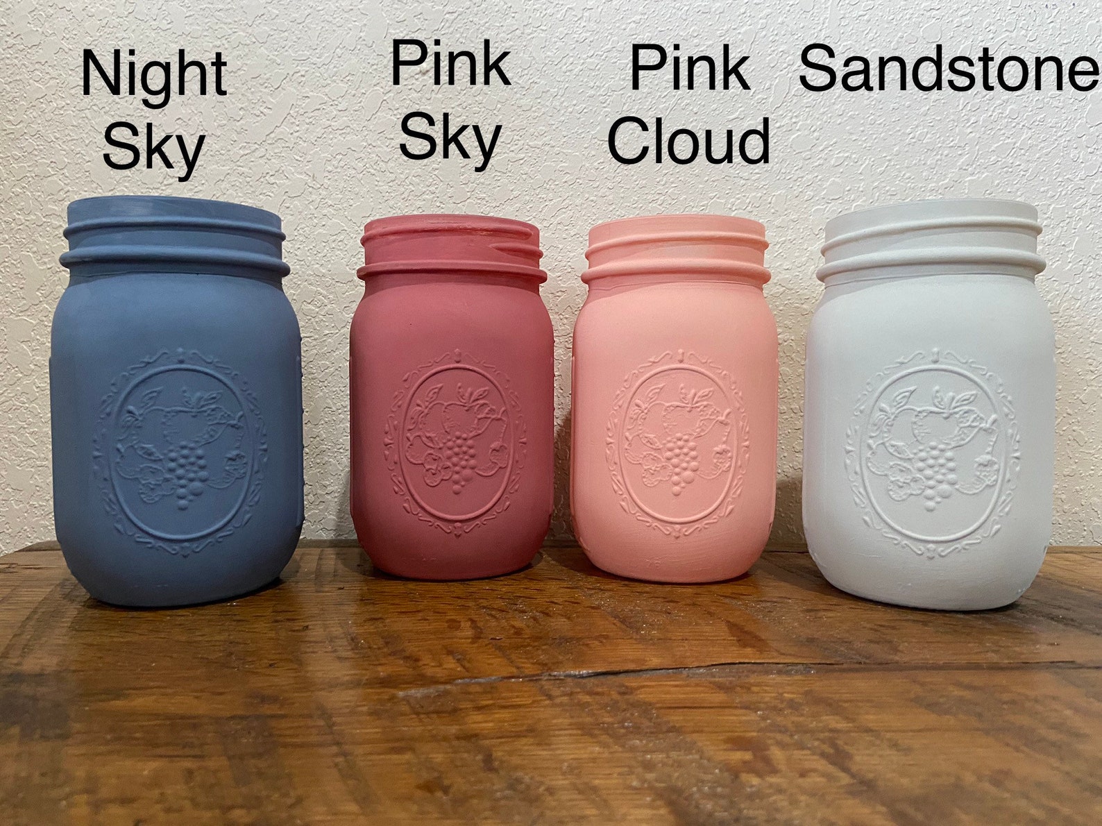 Kitchen Canister Set Sugar Jar Flour Jar Coffee Jar Rustic - Etsy