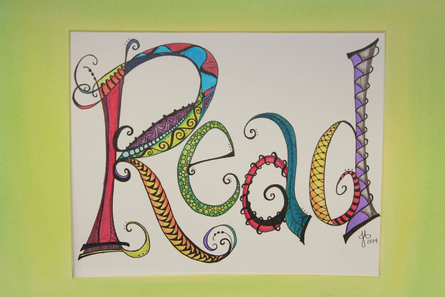 Read Word Art Print Classroom Decor Child's Room Art - Etsy