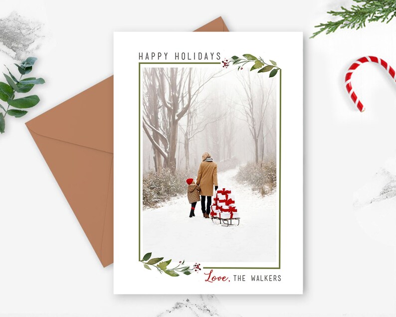 Christmas Photo Cards Christmas Cards With Photo Photo - Etsy