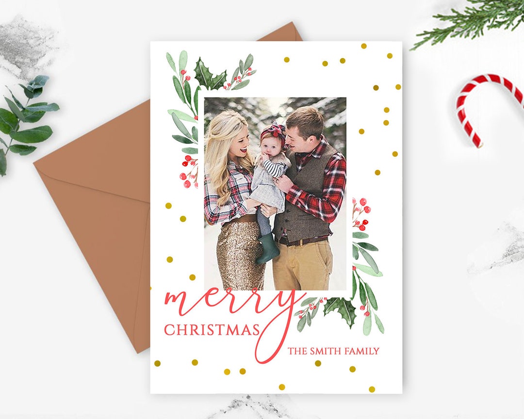 Christmas Cards With Photo, Christmas Photo Card, Christmas Card ...