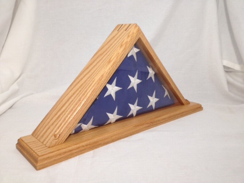 Handmade Oak 3x5 Flag Display Box, Walnut Spline Joints - Etsy