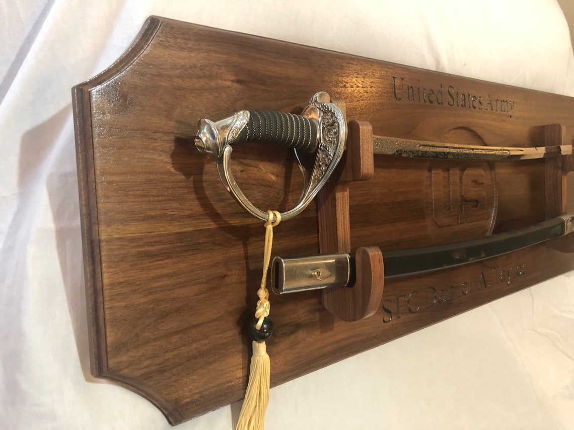 NCO Sword Display U.S. Army Saber Display Military Sword | Etsy