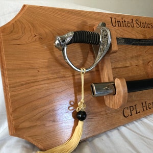 Marine Corps NCO Sword Display, U.S. Army Saber Display, Military Sword ...