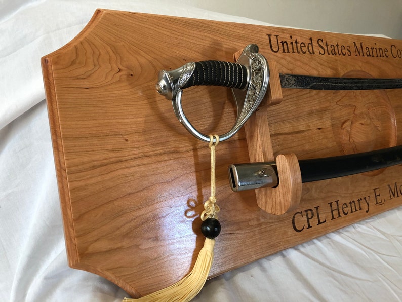 Marine Corps NCO Sword Display U.S. Army Saber Display - Etsy