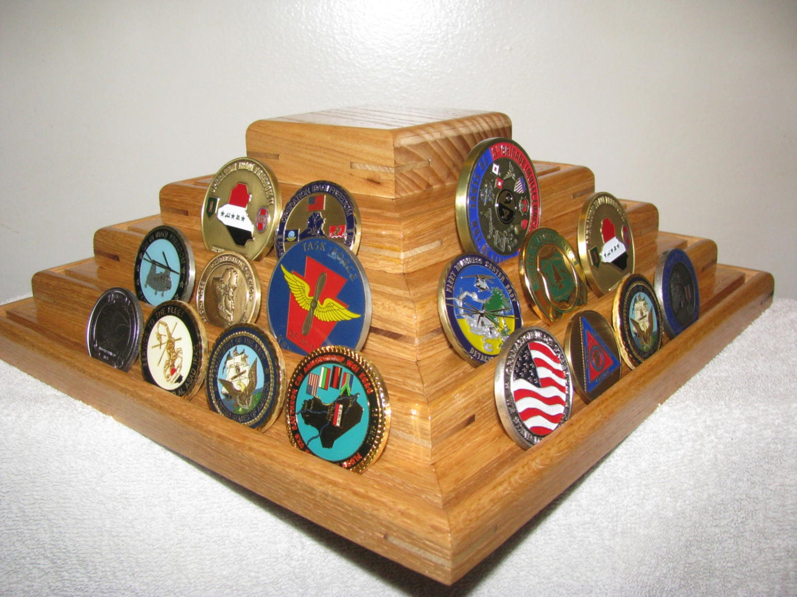 Military Challenge Coin Display - Etsy
