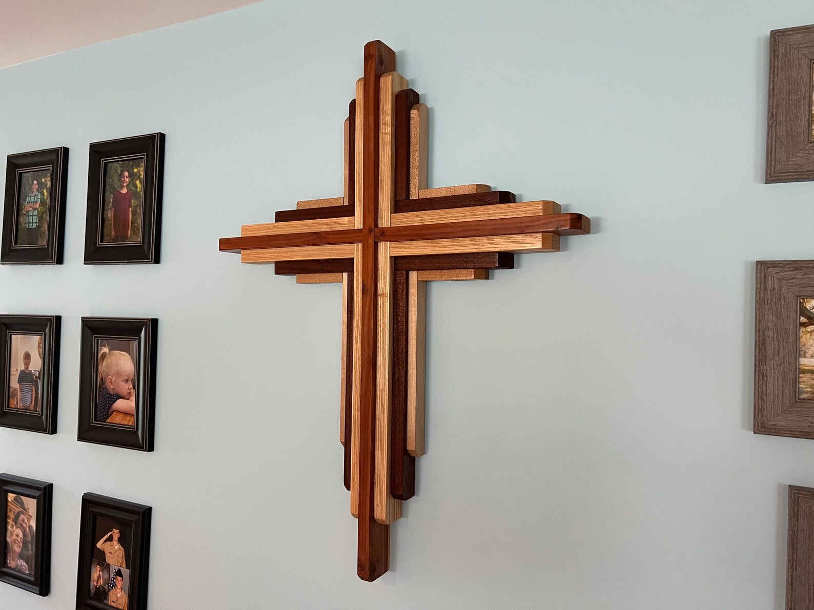 Christian Home Decor (36x20) Solid Wood Cross, - Etsy