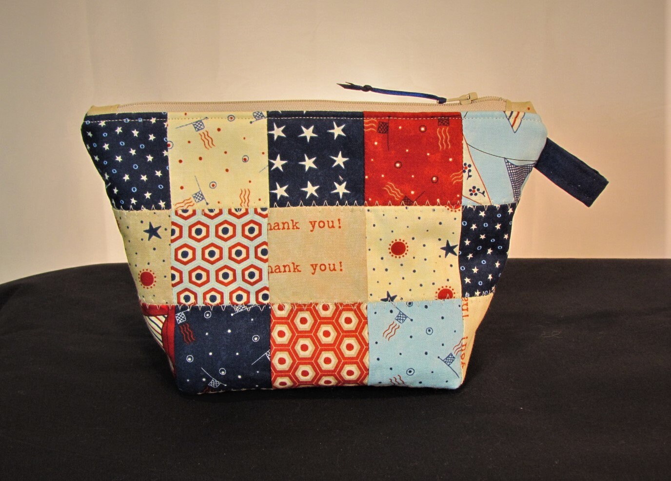 Patchwork Zipper Pouch - Etsy