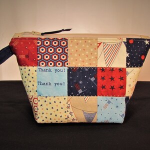 Patchwork Zipper Pouch - Etsy