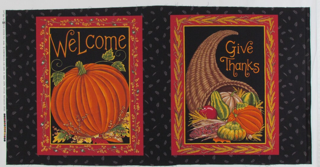 Give Thanks Panel by Deb Strain - Etsy