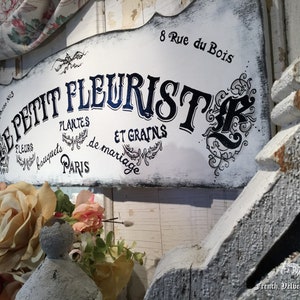 LE PETIT FLEURISTE the Petite Florist Sign Paris Plants Flowers Seeds ...