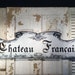 FRENCH CHATEAU WOOD Sign Chateau Francais Castle Ornate ...