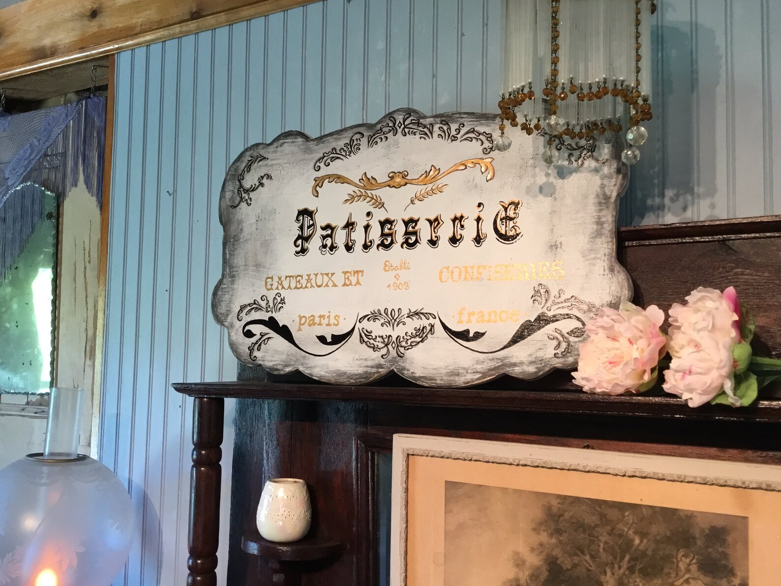 French Pastry Shop Patisserie Sign Paris Bakery Wood Cottage French ...