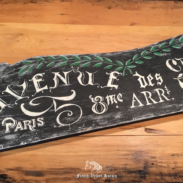 Paris Street Sign - Etsy