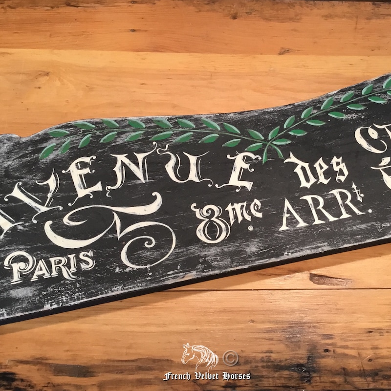 Paris Street Sign - Etsy