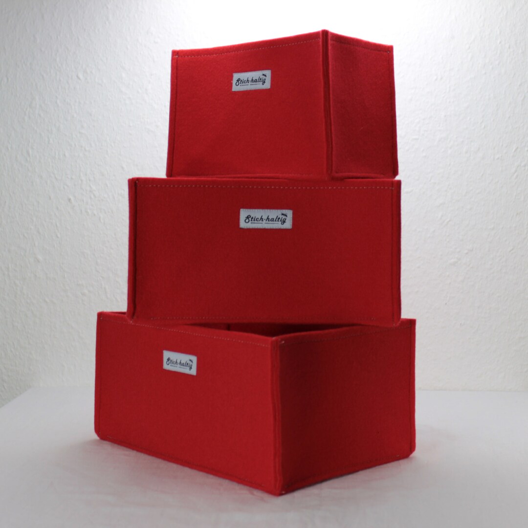 Felt Storage Boxes, Felt Bin, Felt Organizer - Etsy