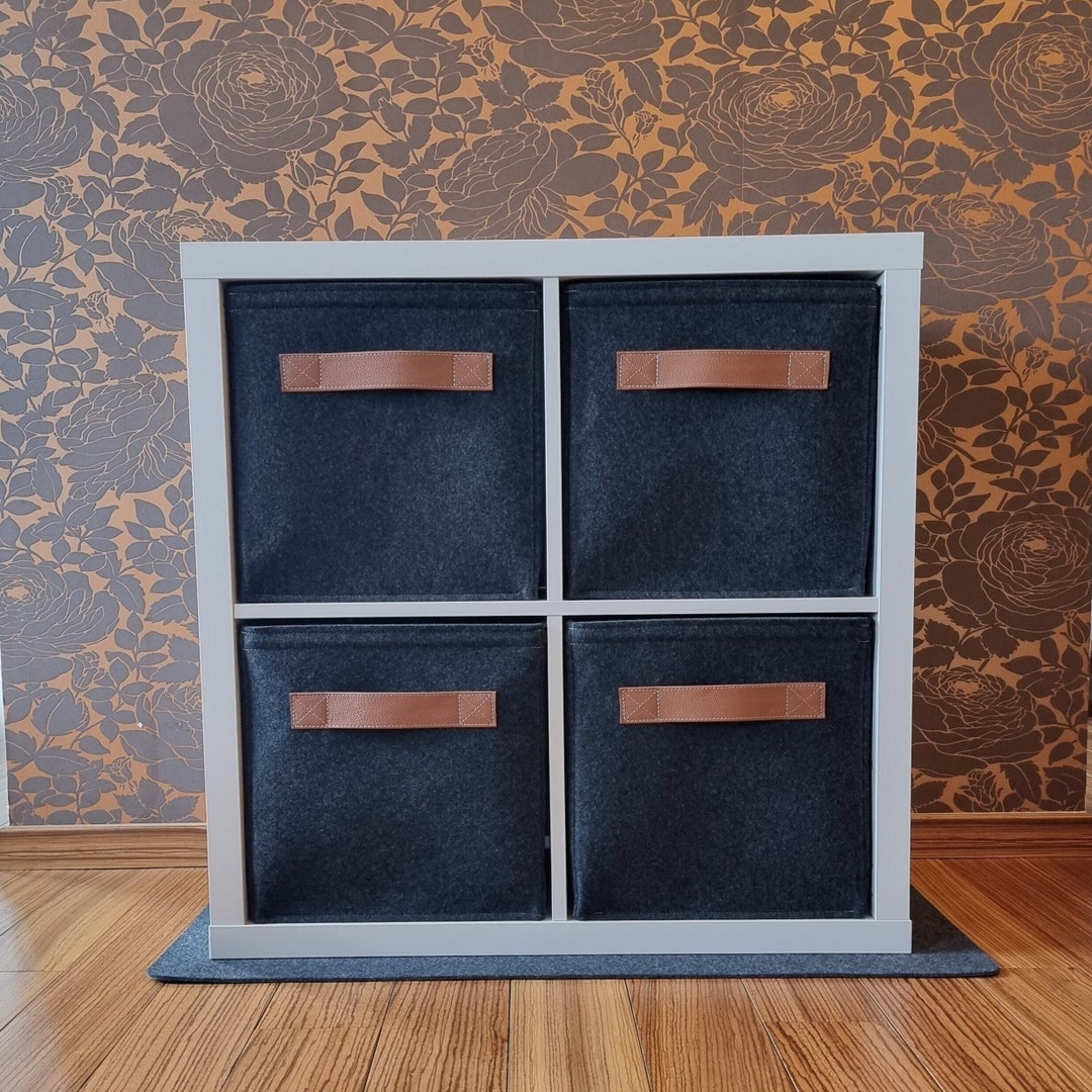 Felt Box Fit Into Ikea Expedit and Kallax Colors, Felt Storage Basket ...