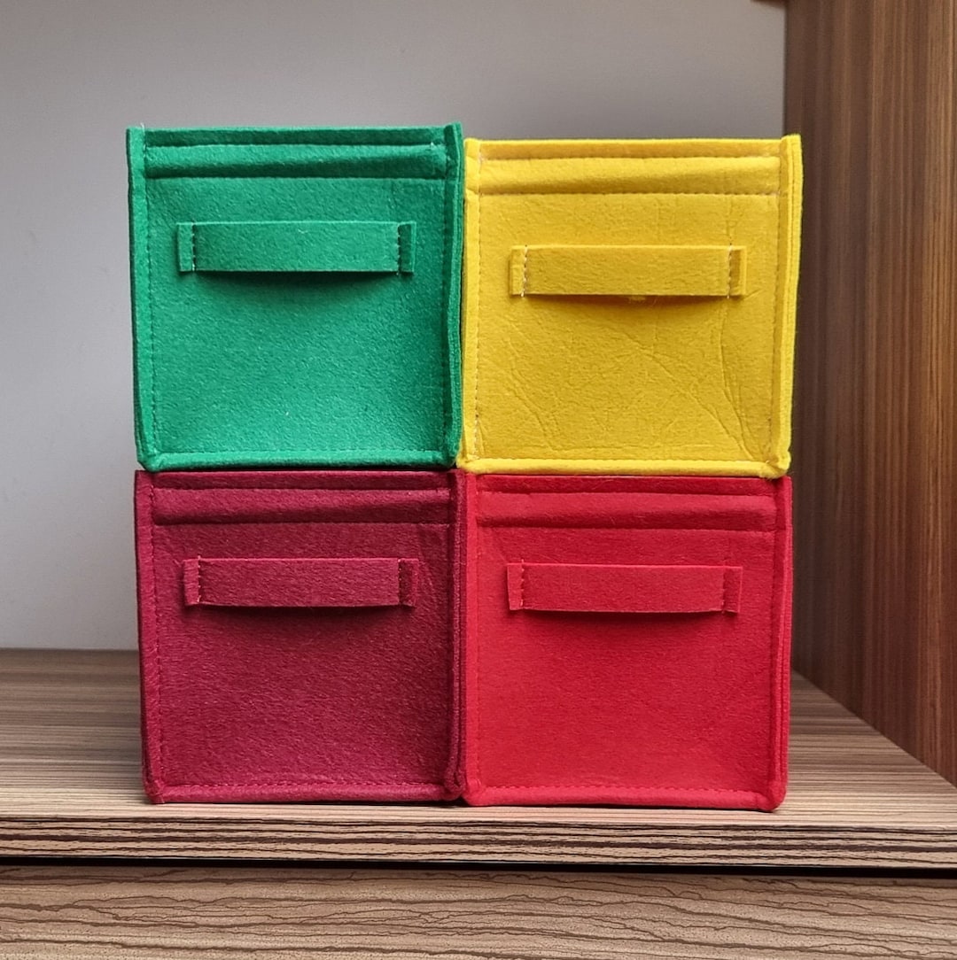Sturdy CD Storage Box, CD Felt Box With Felt Handles - Etsy