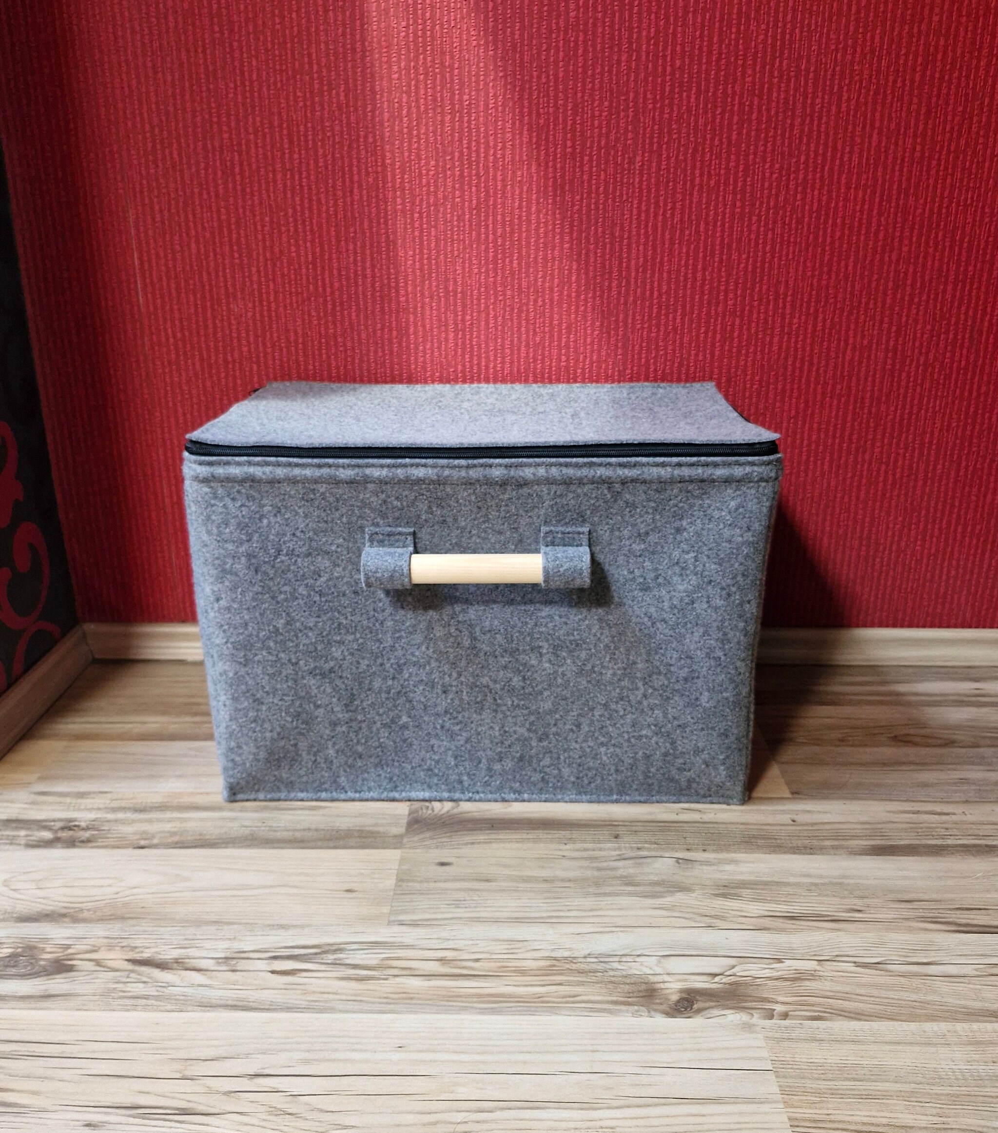 Felt Storage Bin, Felt Boxes Fit Into Ikea Expedit and Kallax, Felt ...