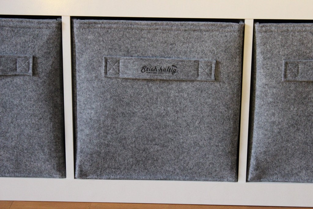 Felt Storage Bin Fits Into Many Shelves and Perfect Into | Etsy