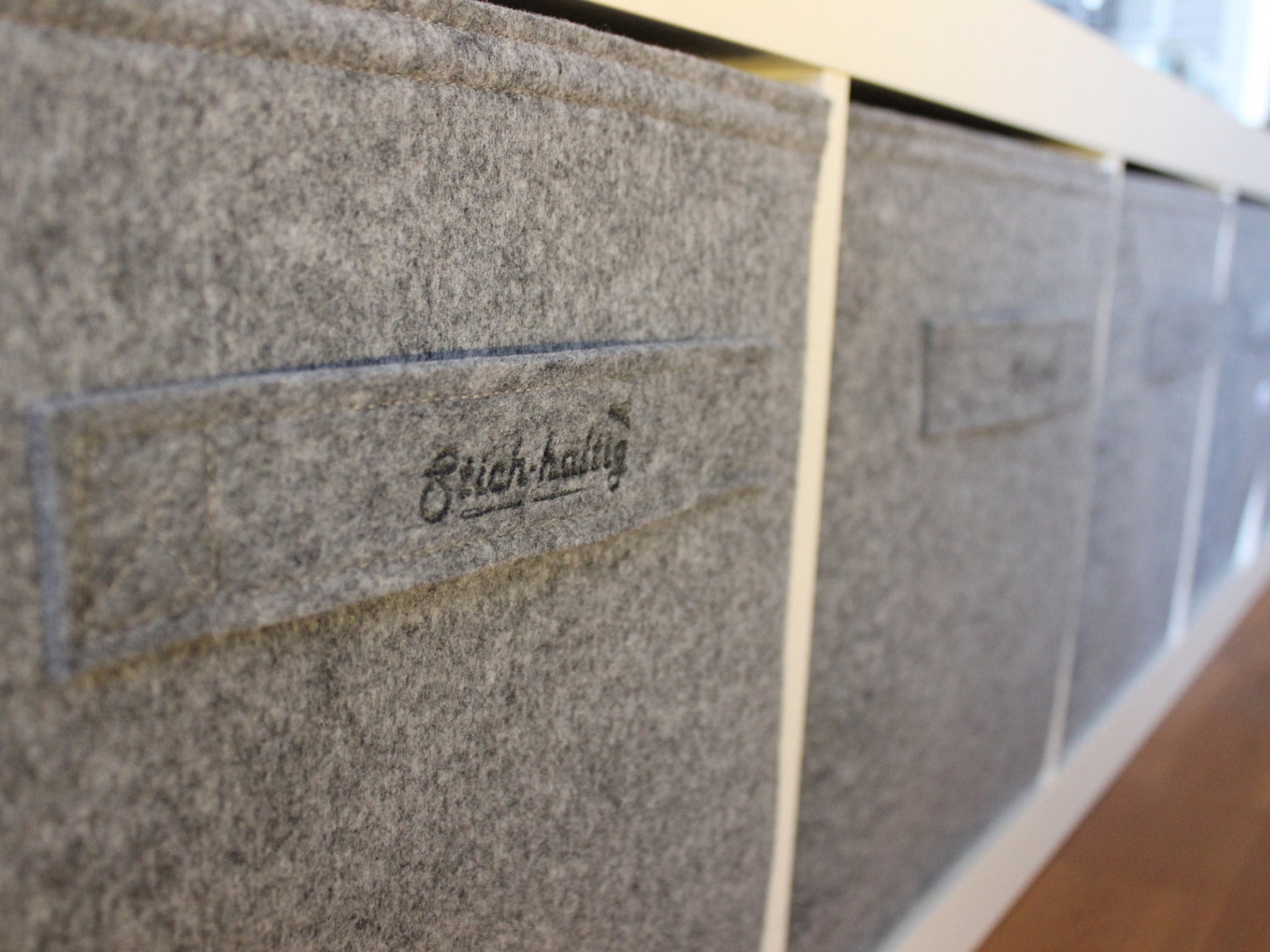 Felt Storage Bin Fits Into Many Shelves and Perfect Into | Etsy