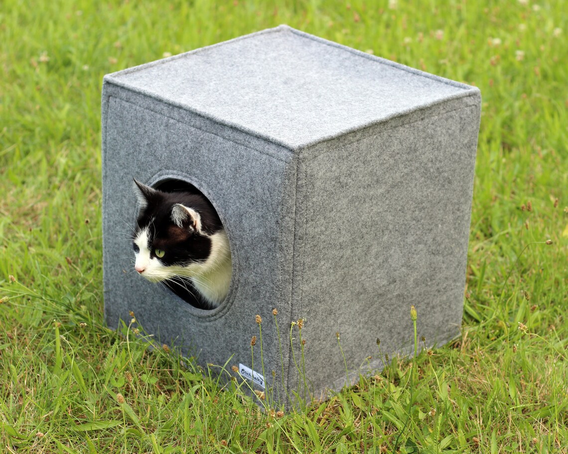 Felt Cat Cave Fits Into Ikea Expedit and Kallax Cat Cube - Etsy