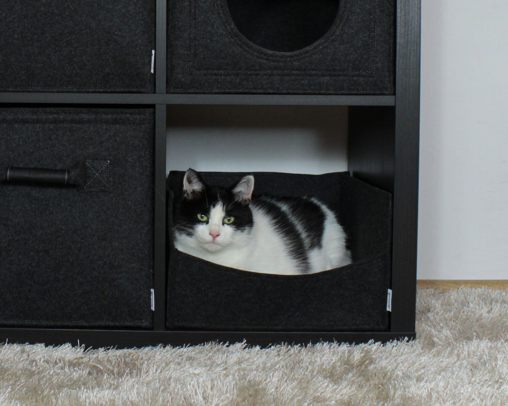 Felt Cat Cave Fits Into Ikea Kallax Felt Cat Bed Cat House - Etsy UK