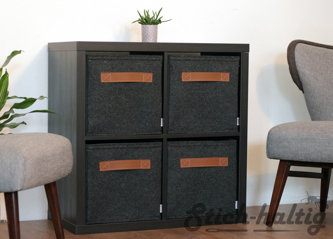 Felt Box Fit Into Ikea Expedit and Kallax Colors, Felt Storage Basket ...