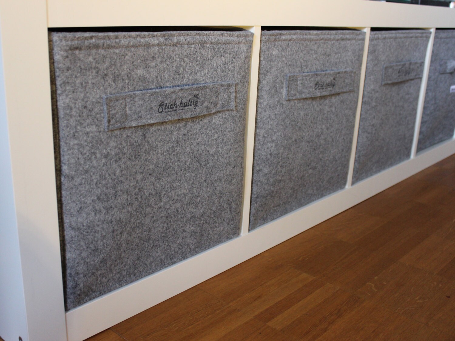 Felt Storage Bin Fits Into Many Shelves and Perfect Into Expedit and ...