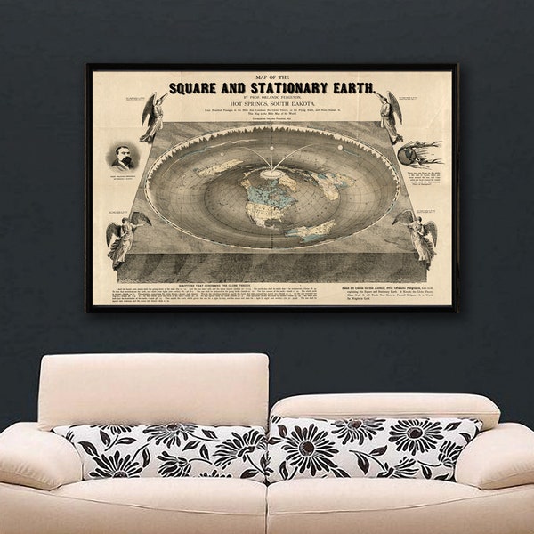 World Map 4 Pieces - Etsy