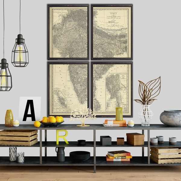 India Map - Etsy