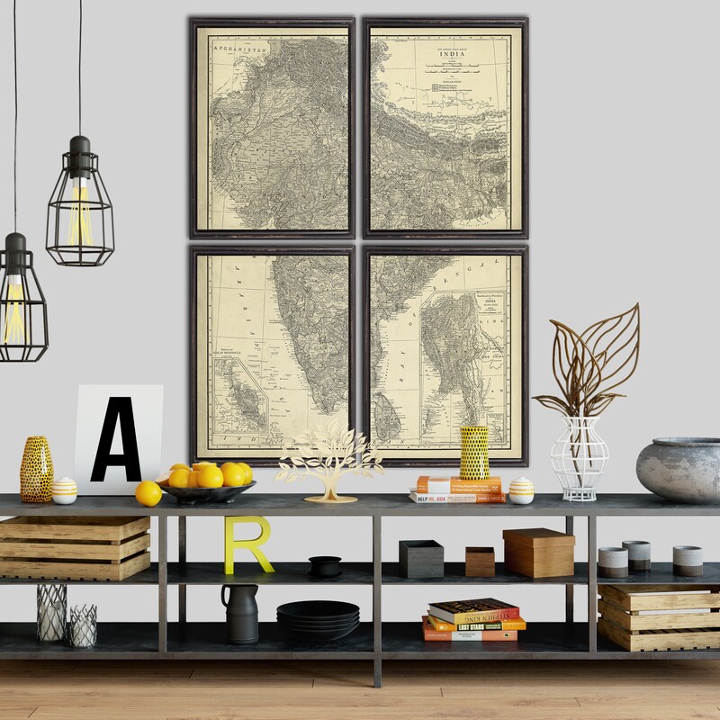 India Map - Etsy