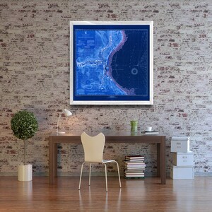 1928 Milwaukee Harbor Map Big Vintage Map of Milwaukee WI - Etsy