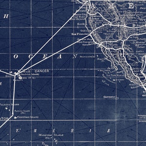 1912 World Map Reprint - Kid's/nursery World Map Reprint - 5 Sizes up ...