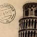 1914 Tower of Pisa Postcard Art Reprint Postcard Decor - Etsy