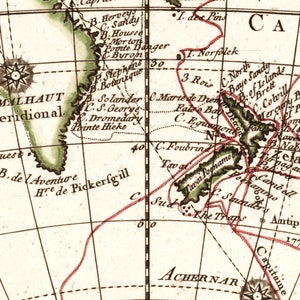 1782 World Map Vintage Vertical Reprint Map of the World in - Etsy