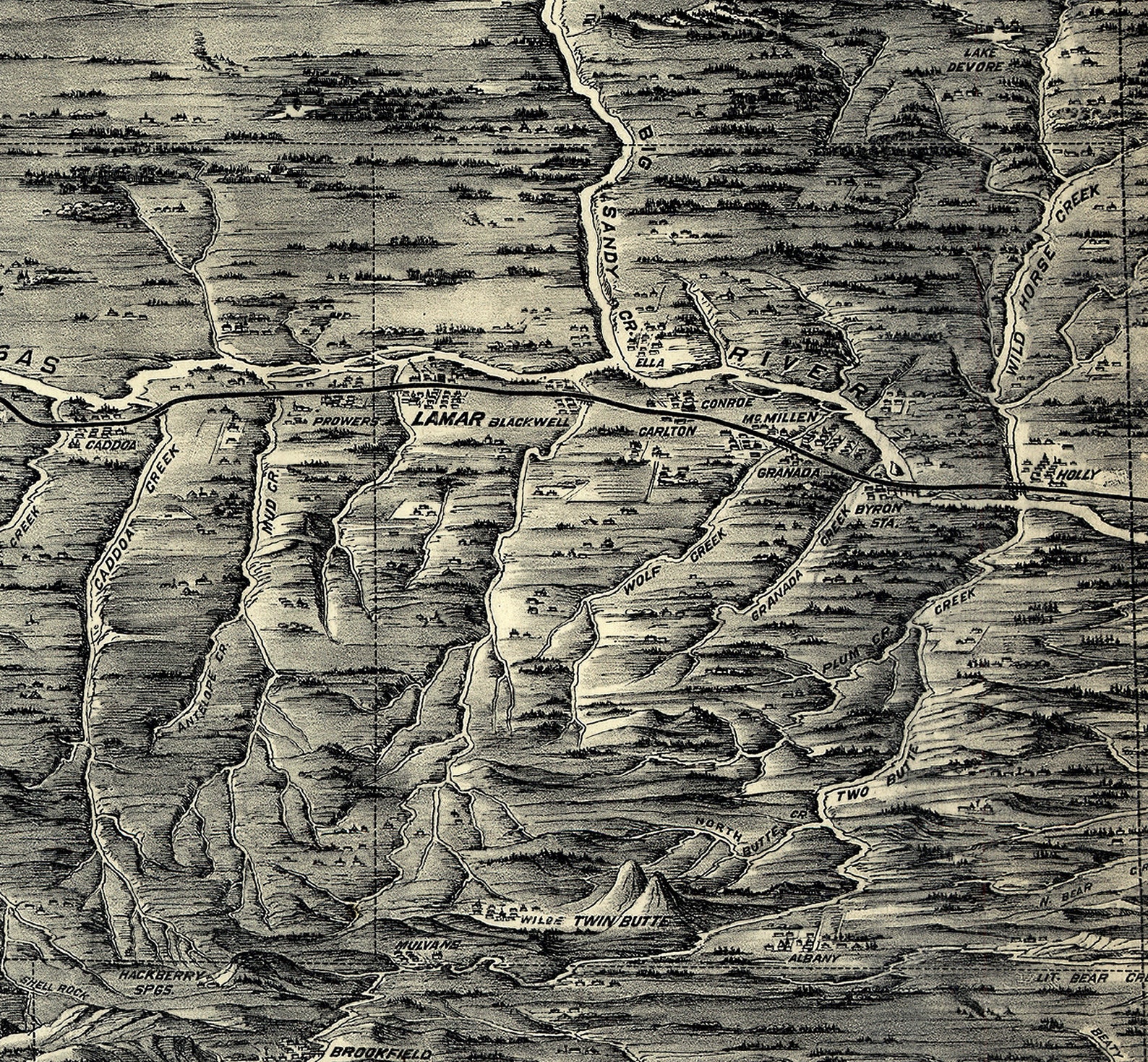 1894 Colorado Map Reprint Old Colorado Map Reprint in 7 - Etsy
