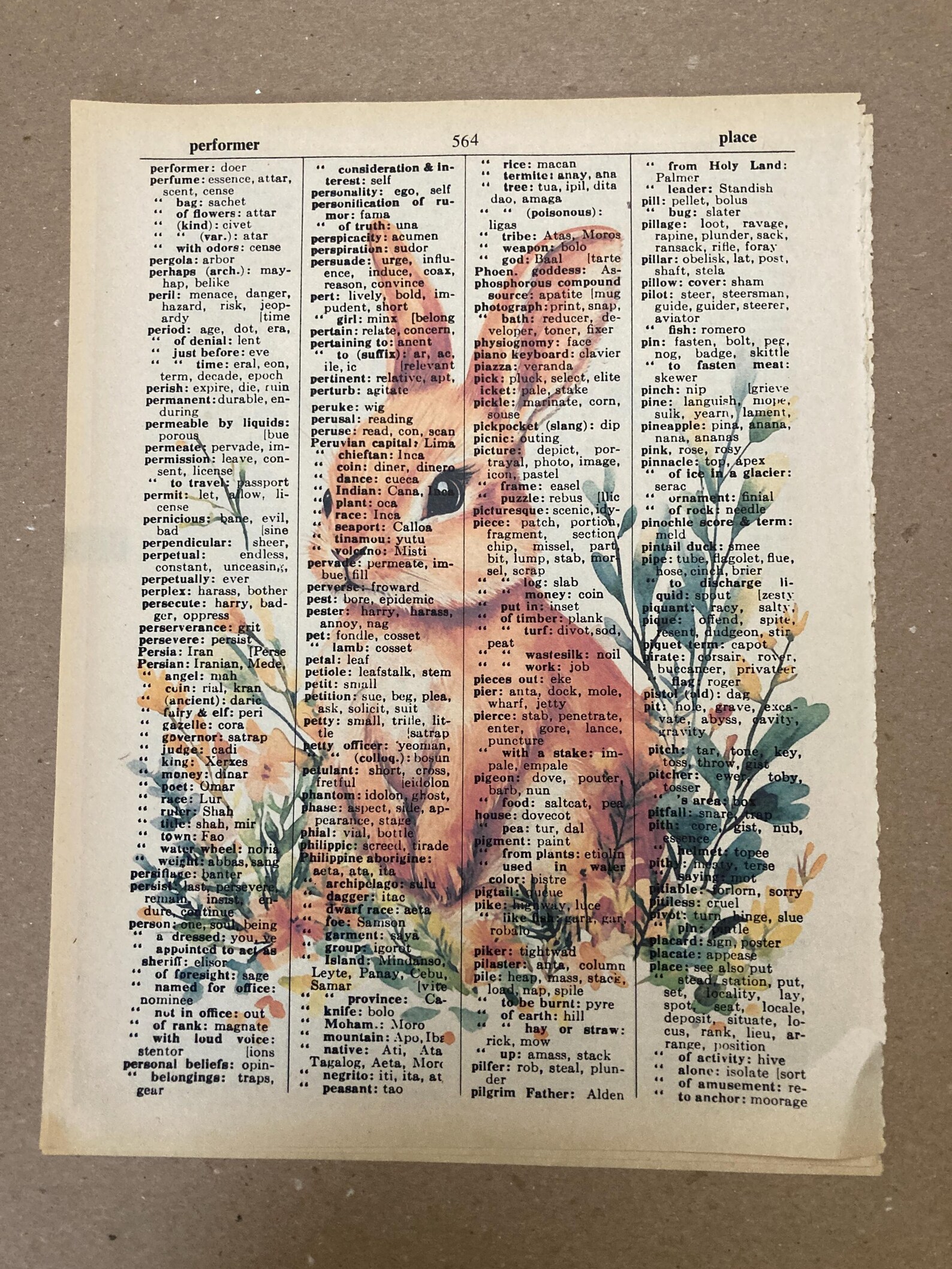 Woodland Baby Animal Themed Dictionary Prints, 6-piece Set, Dictionary ...