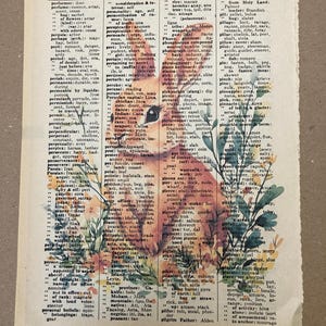 Woodland Baby Animal Themed Dictionary Prints, 6-piece Set, Dictionary ...