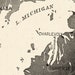 Michigan Relief Map Reprint, Vintage Michigan Map Reprint - 6 Large/xl ...