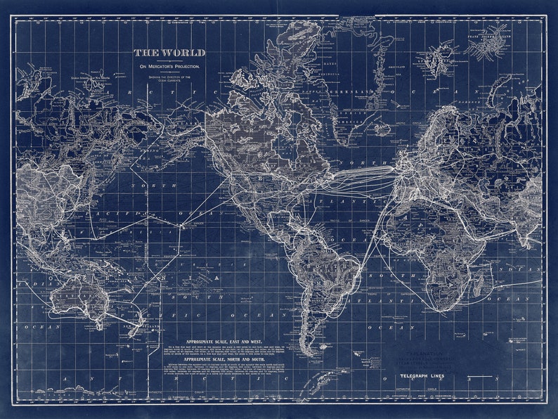1912 World Map Reprint Kid's/nursery World Map Reprint | Etsy