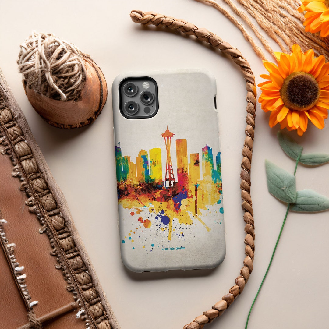 Seattle Skyline Phone Case - City Pride Gift for Him/her - iPhone and ...