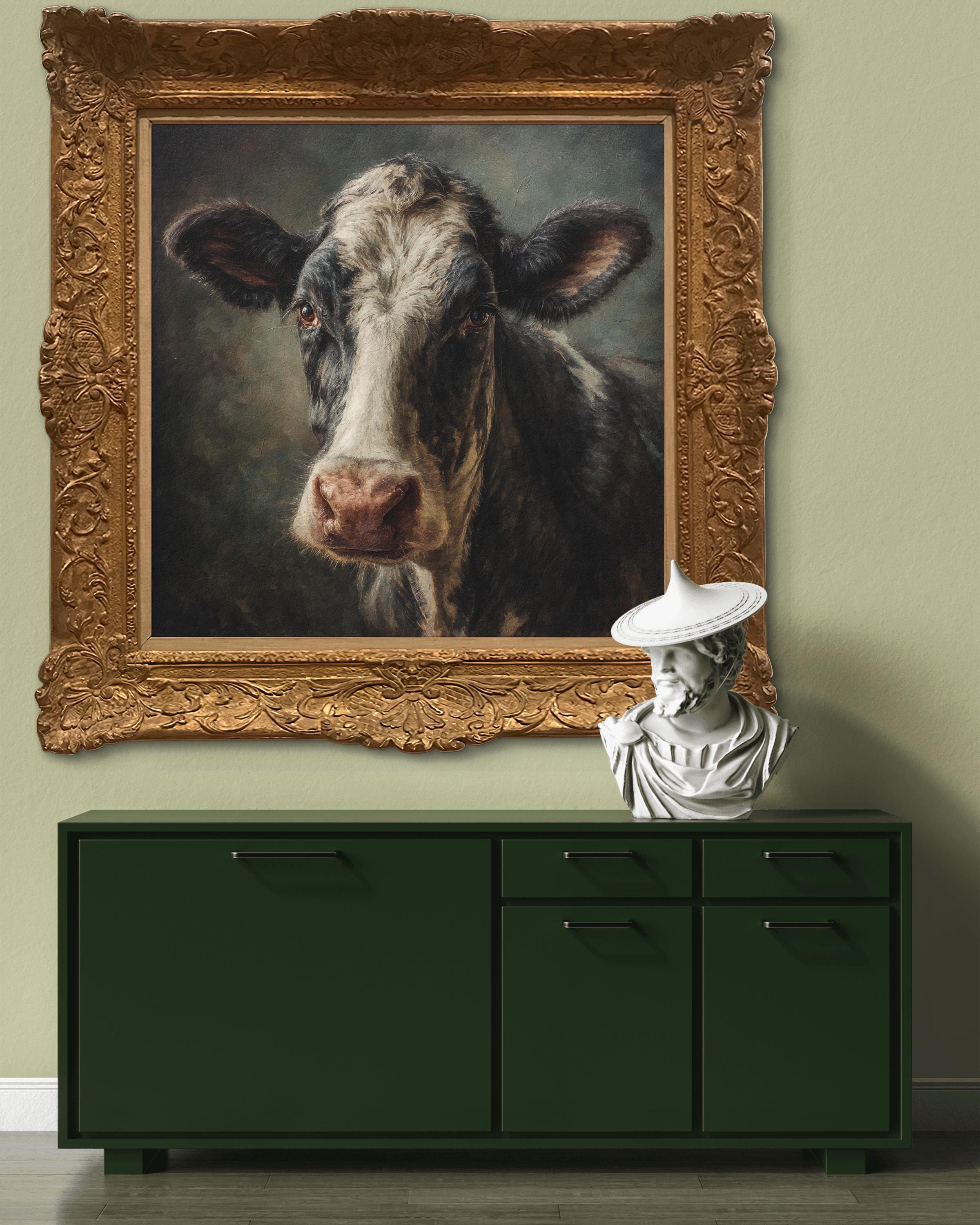 Cow Wall Art, Farmhouse Cow Print, Rustic Animal Poster, Country Decor ...
