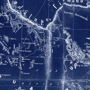 1863 Map of Mexico Reprint. Carta General De La Republica Mexicana ...